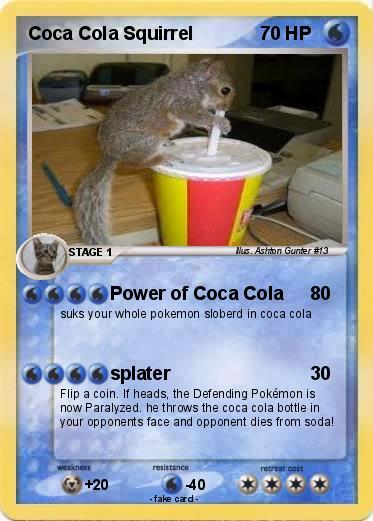 Pokémon Coca Cola Squirrel - Power of Coca Cola - My Pokemon Card