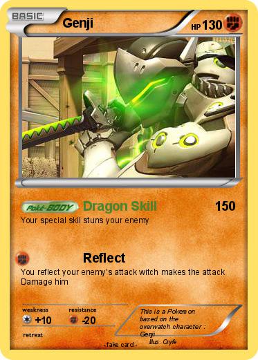 Pokémon Genji 15 15 - Dragon Skill - My Pokemon Card