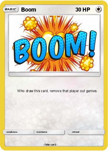 Pokémon Boom 530 530 - My Pokemon Card