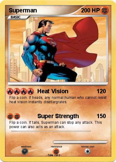 Pokémon Superman 521 521 - Heat Vision - My Pokemon Card