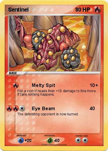 Pokémon Sentinel 1 1 - Melty Spit - My Pokemon Card
