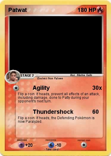 Pokémon Patwat - Agility - My Pokemon Card