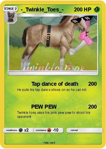 Pokémon Twinkle Toes 4 4 - Tap dance of death - My Pokemon Card