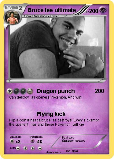 Pokémon Bruce lee ultimate - Dragon punch - My Pokemon Card