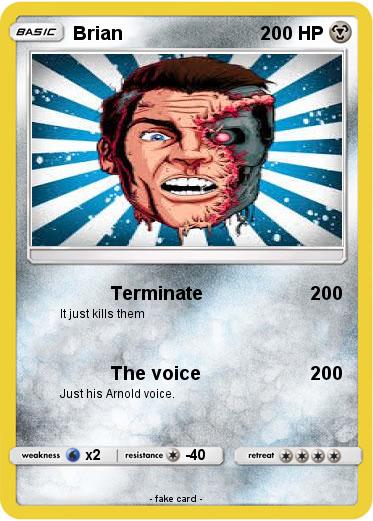 Pokémon Brian 552 552 - Terminate - My Pokemon Card
