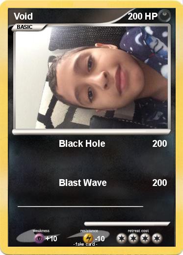 Pokémon Void 60 60 - Black Hole - My Pokemon Card