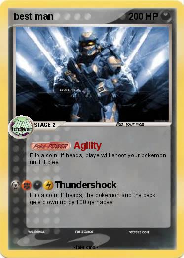 Pokémon best man - Agility - My Pokemon Card