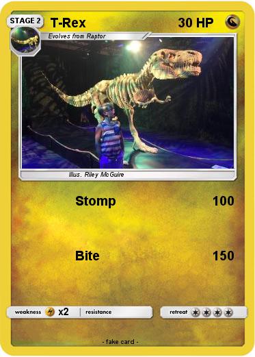 Pokémon T Rex 1008 1008 - Stomp - My Pokemon Card