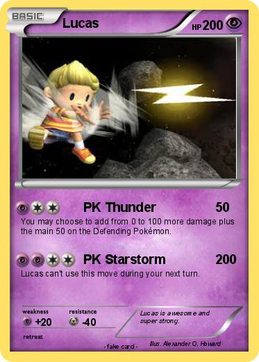 Pokémon Lucas 1012 1012 - PK Thunder - My Pokemon Card