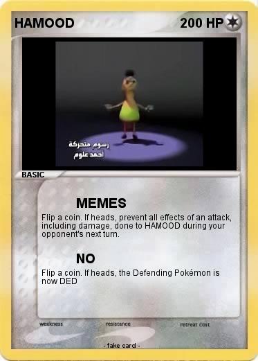 Pokémon HAMOOD - MEMES - My Pokemon Card