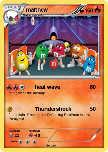 Pokémon matthew 529 529 - heat wave - My Pokemon Card