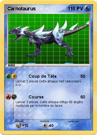 Pokémon Carnotaurus 5 5 - Coup de Tête - Ma carte Pokémon