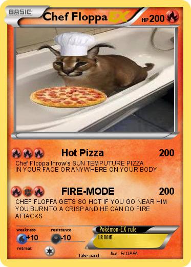 Pokémon Chef Floppa - Hot Pizza - My Pokemon Card