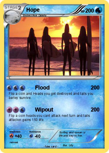 Pokémon Hope 54 54 - Flood - My Pokemon Card