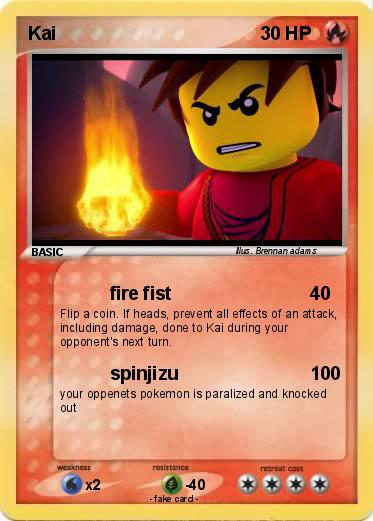 Pokémon Kai 1247 1247 - fire fist - My Pokemon Card