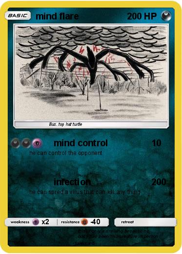 Pokémon mind flare - mind control - My Pokemon Card