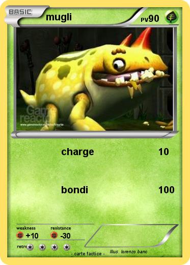 Pokémon mugli 1 1 - charge - Ma carte Pokémon