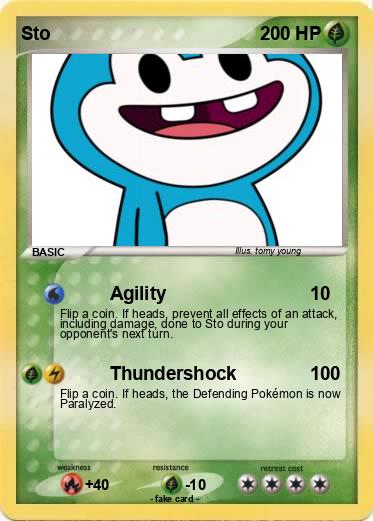 Pokémon Sto - Agility - My Pokemon Card