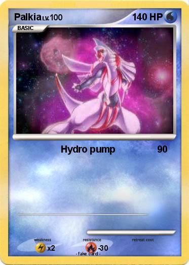 Pokémon Palkia 3400 3400 - Hydro pump - My Pokemon Card