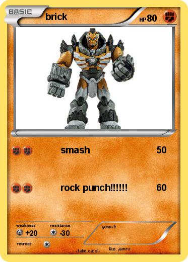 Pokémon brick 162 162 - smash - My Pokemon Card