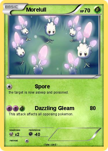Pokémon Morelull 2 2 - Spore - My Pokemon Card