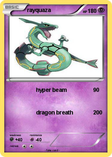 Pokémon rayquaza 7820 7820 - hyper beam - My Pokemon Card