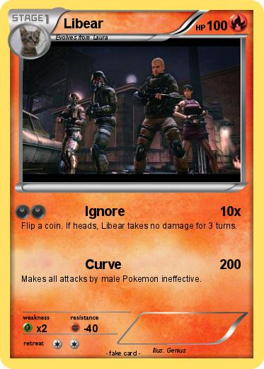 Pokémon Libear - Ignore - My Pokemon Card