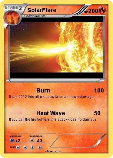 Pokémon SolarFlare 1 1 - Burn - My Pokemon Card