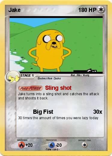 Pokémon Jake 260 260 - Sling shot - My Pokemon Card