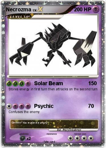 Pokémon Necrozma 306 306 - Solar Beam - My Pokemon Card