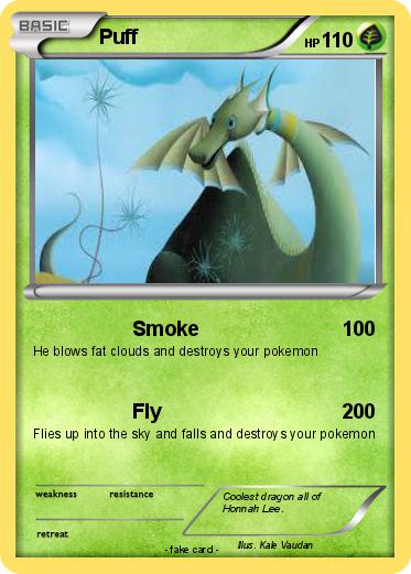 Pokémon Puff 140 140 - Smoke - My Pokemon Card