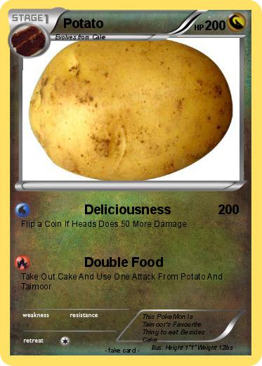 Pokémon Potato 344 344 - Deliciousness - My Pokemon Card