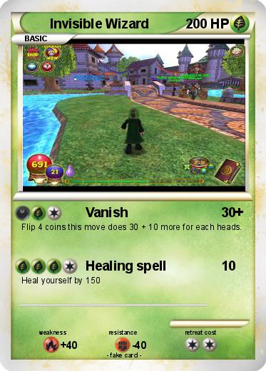Pokémon Invisible Wizard - Vanish - My Pokemon Card