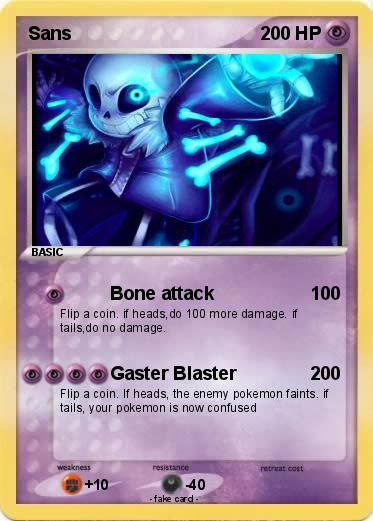 Pokémon Sans 1524 1524 - Bone attack - My Pokemon Card