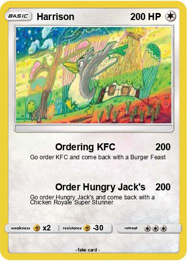 Pokémon Harrison 171 171 - Ordering KFC - My Pokemon Card