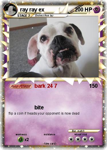 Pokémon ray ray ex - bark 24 7 - My Pokemon Card