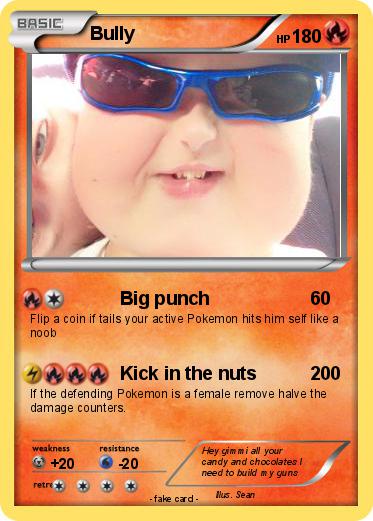 Pokémon Bully 73 73 - Big punch - My Pokemon Card