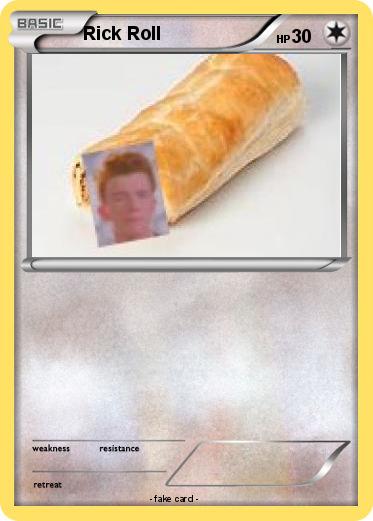 Pokémon Rick Roll 48 48 - My Pokemon Card