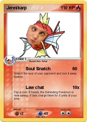 Pokémon Jennikarp - Soul Snatch - My Pokemon Card