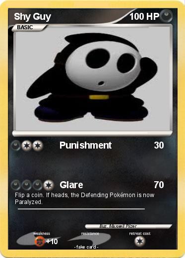 Pokémon Shy Guy 109 109 - Punishment - My Pokemon Card