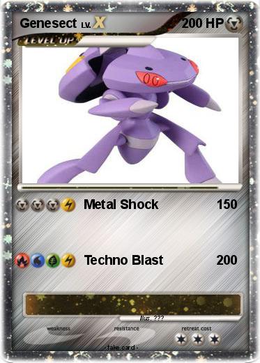 Pokémon Genesect 915 915 - Metal Shock - My Pokemon Card