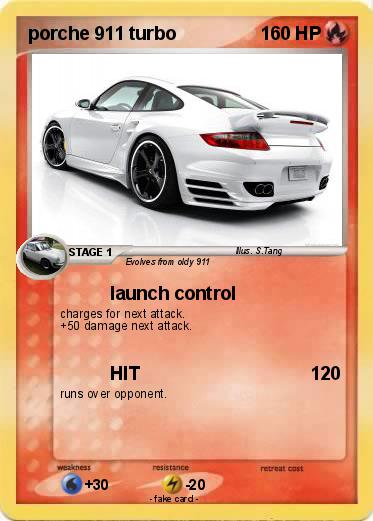 Pokémon porche 911 turbo - launch control - My Pokemon Card