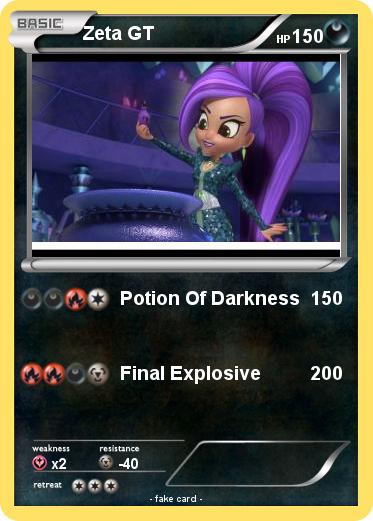 Pokémon Zeta GT - Potion Of Darkness - My Pokemon Card