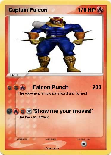 Pokémon Captain Falcon 279 279 - Falcon Punch - My Pokemon Card