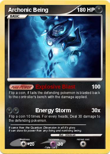 Pokémon Archonic Being 1 1 - Explosive Blast - My Pokemon Card