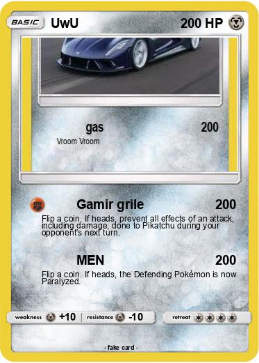 Pokémon UwU 135 135 - Gamir grile - My Pokemon Card