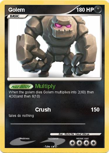 Pokémon Golem 429 429 - Multiply - My Pokemon Card