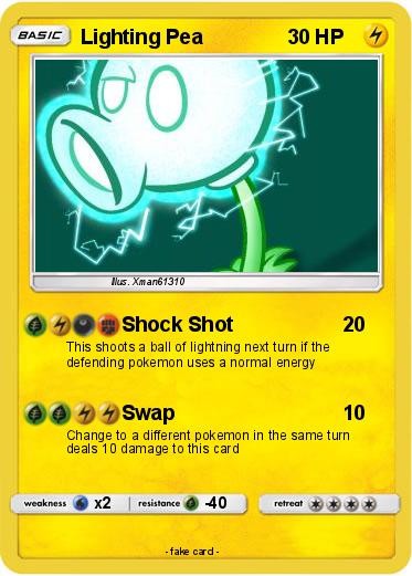 Pokémon Lighting Pea - Shock Shot - My Pokemon Card
