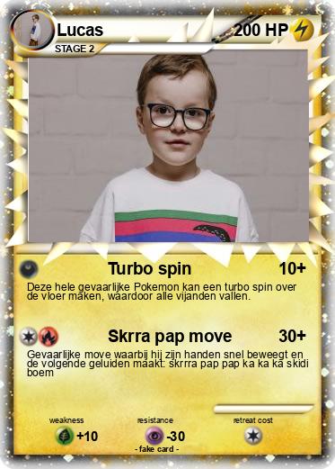 Pokémon Lucas 1649 1649 - Turbo spin - My Pokemon Card