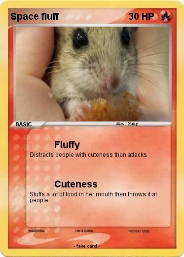 Pokémon Space fluff 2 2 - Fluffy - My Pokemon Card